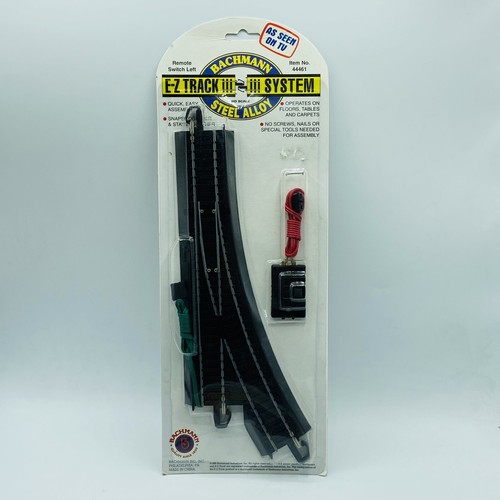 BACHMANN HO Scale E-Z Track System Remote Turnout Left #44461 Sealed ...