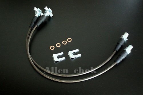 Stainless 4-6" Lift Extended Front Brake Lines Kits Fit Chevy GMC C/K ...