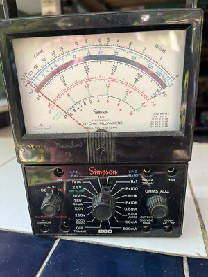 Simpson 260 Series 6XLM Multimeter | eBay
