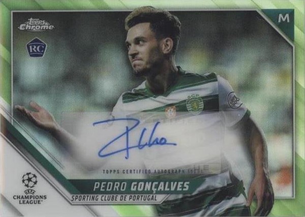 2021-22 Topps Chrome UCL - Chrome Autographs Neon Green Refractor #CA ...