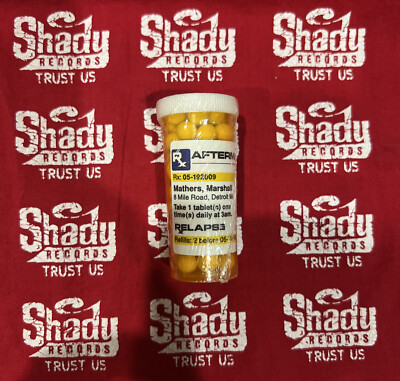 Eminem Relapse Promo Pill Bottle From 2009 Rare 100% ORIGINAL AUTHENTIC ...