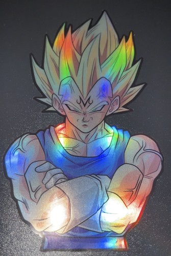 Buy Dragon Ball Z Majin Vegeta Super Saiyan Window Peeker Anime Sticker ...