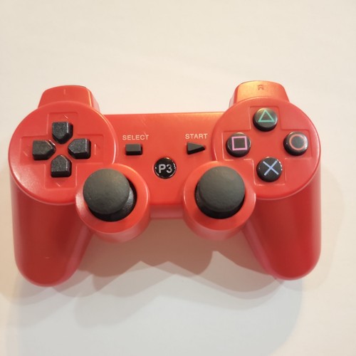 USED Sony Playstation 3 PS3 Sixaxis DualShock Controller Red Genuine ...