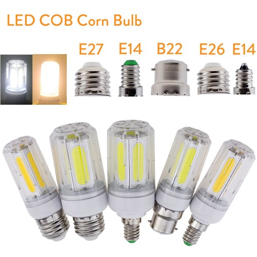 Cob LED Maïs Lampe Ampoules E27 E26 E12 B22 E14 12W 16W Save Énergie 110V 220V | eBay