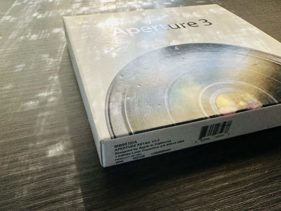Apple Mac Aperture 3 Upgraqde Photo Editing Management CD | eBay