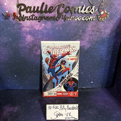 Amazing Spider-Man #7 1st Billy Braddock:Spider-UK Spiderverse Ms ...