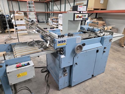MBO Paper Folder B20 Pile Feed 20” Folder W/ Right Angle, Baum Stahl ...