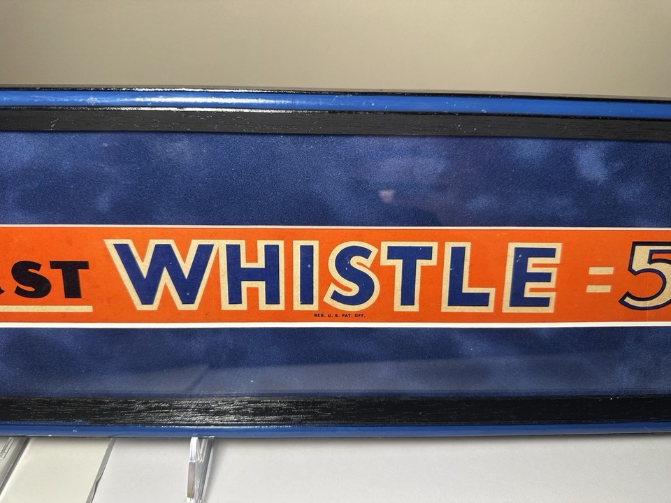 Thirsty Whistle Soda Vintage Sign Framed Advertising Soda Pop Framed | eBay
