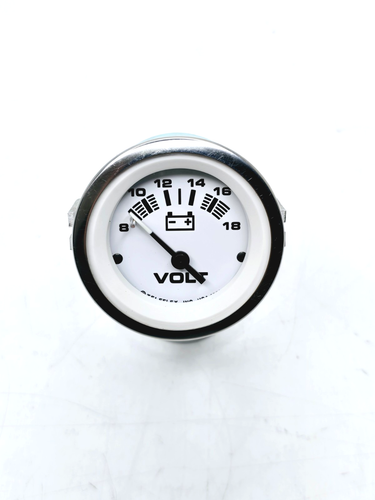 Teleflex Mercury MerCruiser Voltmeter Voltage Volt Gauge 59656F White ...