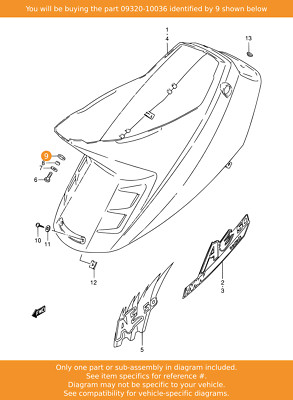 SUZUKI Cushion, 09320-10036 OEM | eBay UK