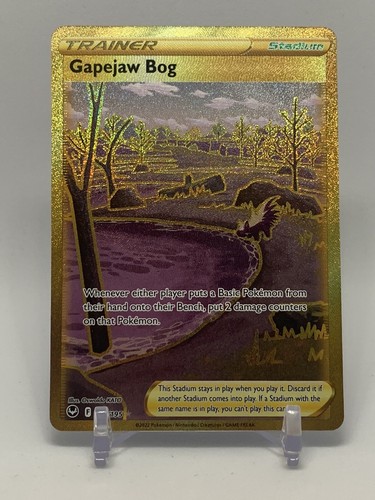 Pokémon TCG Gapejaw Bog Silver Tempest 213/195 Holo Secret Rare | eBay