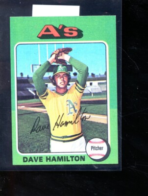 1975 TOPPS MINI #428 DAVE HAMILTON A'S NM/MT E024416 | eBay