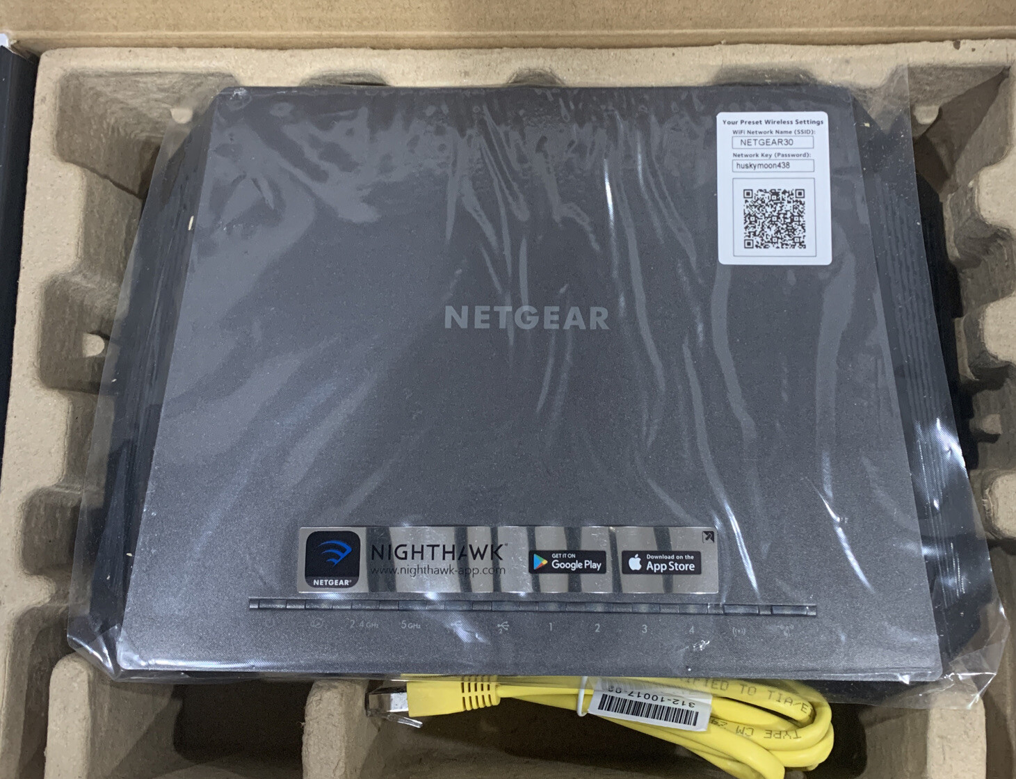 Netgear RS400 Nighthawk AC2300 Dual-Band Smart WiFi Router No ...