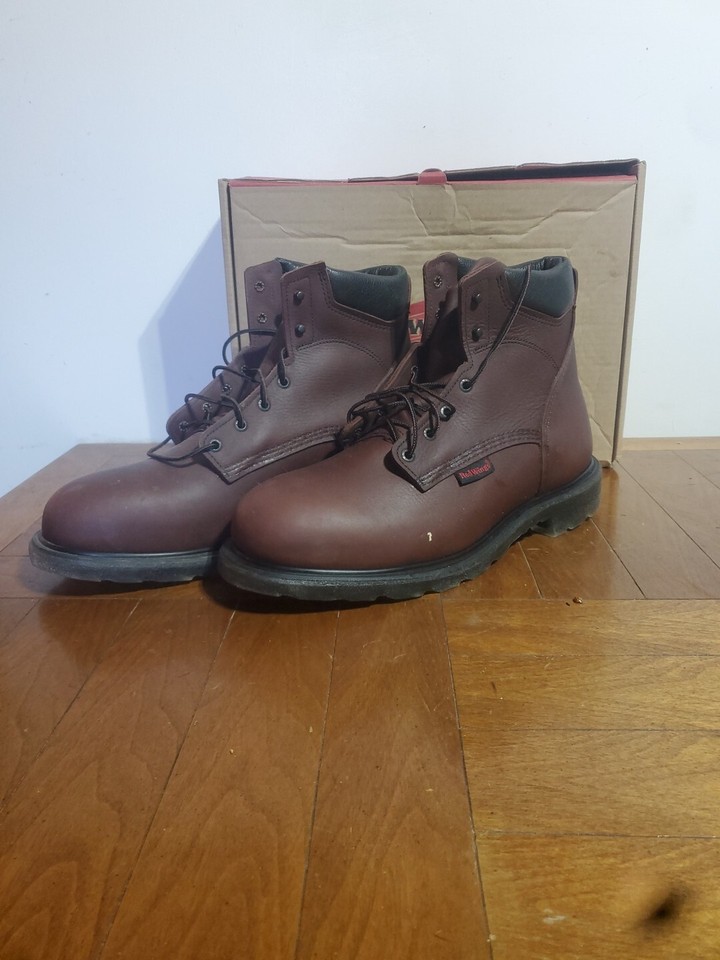 NOS RED WING 606 SOFT TOE WORK BOOTS | eBay
