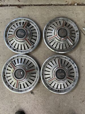 1964 1965 1966 Chevrolet Chevelle Malibu Nova SS Hubcaps Chevy II ...