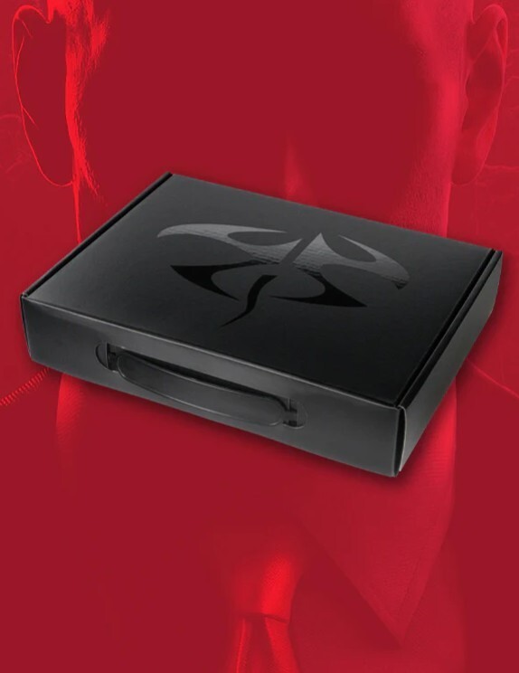 Hitman Agent 47 Briefcase Go Kit - Red Tie, Bald Cap, Tie Clip Earpiece ...