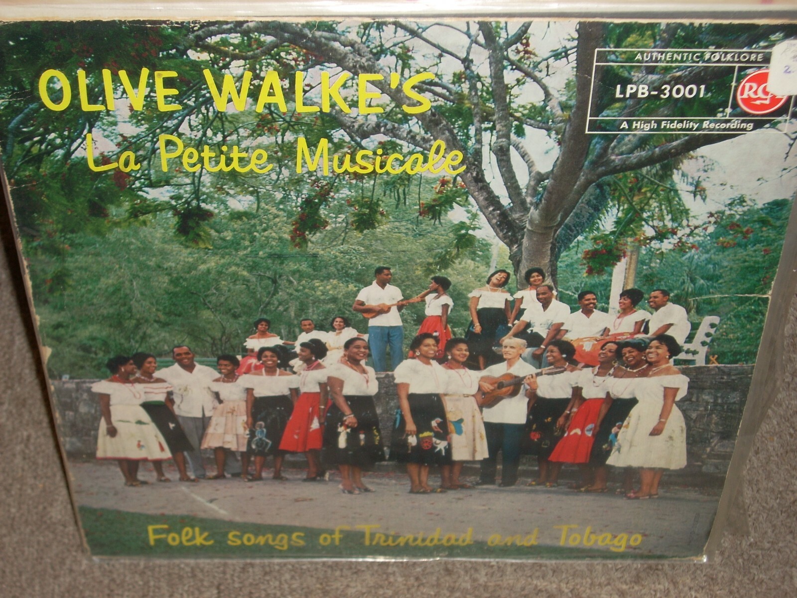 OLIVE WALKE folk songs of trinidad and tobago ( world music ) | eBay