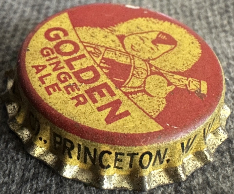 Vintage Clicquot Club Golden Ginger Ale Cork Soda Bottle Cap ...