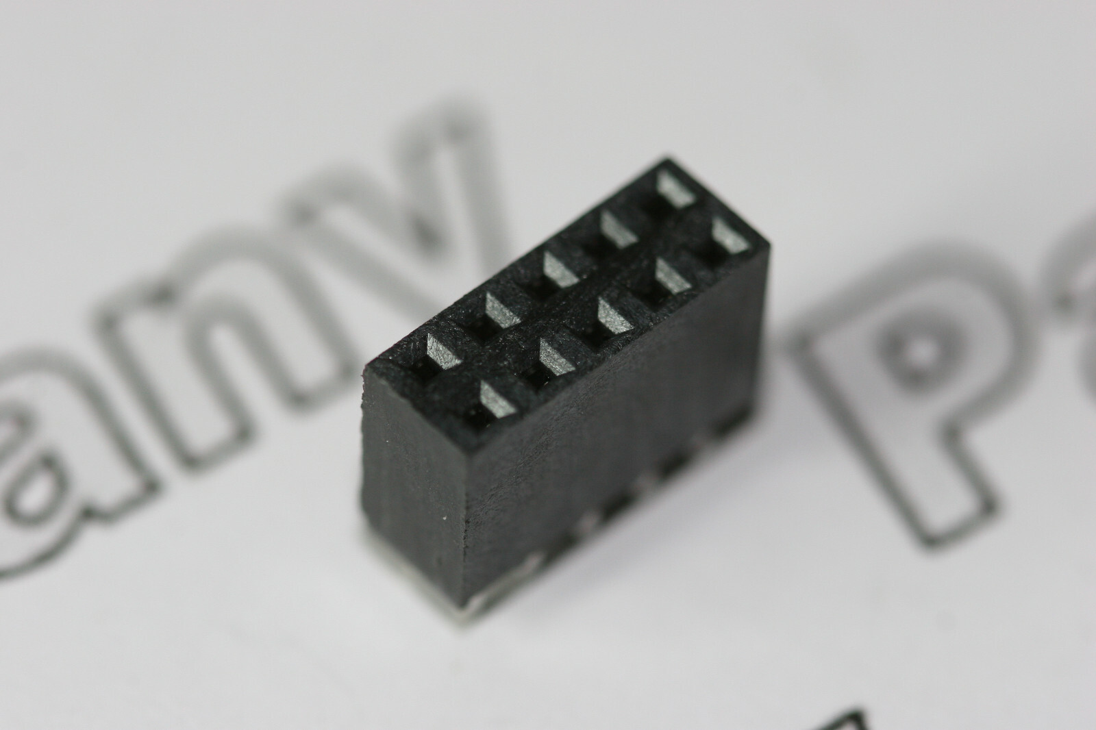 2x Samtec 10 Way Board to Board Mezzanine Connector Socket 0.1" SSW-105 ...