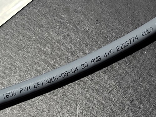 igus CF130US-05-04 20/4C Chainflex Flexible Control Cable 90C 600V Gray /25ft | eBay