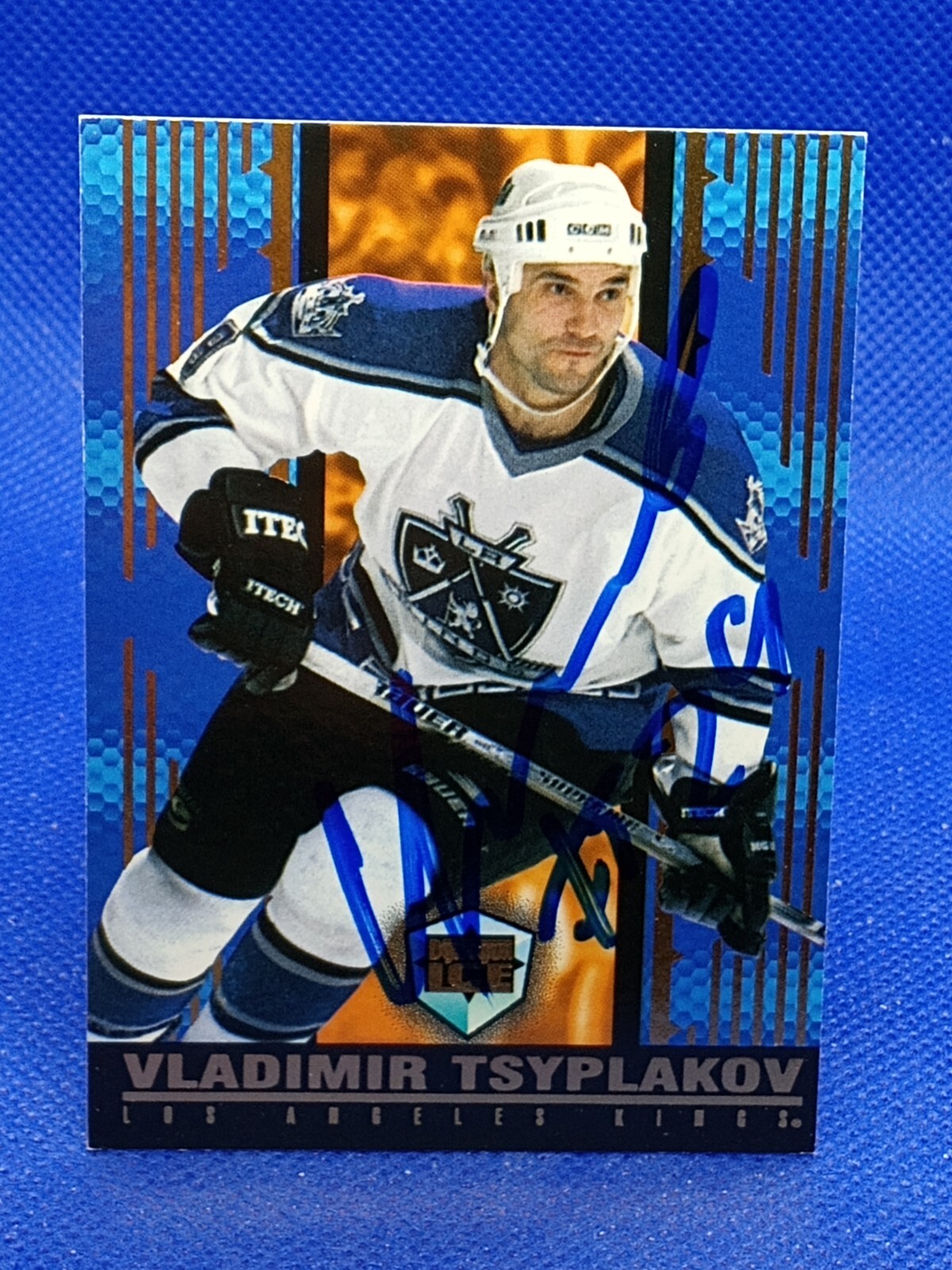AUTOGRAPH AUTO Vladimir Tsyplakov L.A. Kings 1998-99 Dynagon Ice #92 | eBay