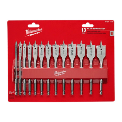 Milwaukee 48-27-1520 13PC Flat Boring Bit Set | eBay