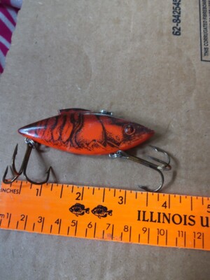 Bill Lewis Rat-L-Trap Red Craw 3/4 oz 3 1/2 " crankbait | eBay