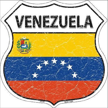 Venezuela Flag Highway Shield Metal Sign HS-452 | eBay