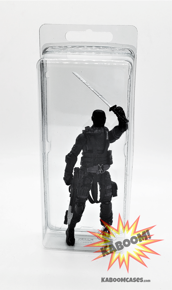 TALL 1/18 GI JOE 10 action figure blister box case protective clamshell ...