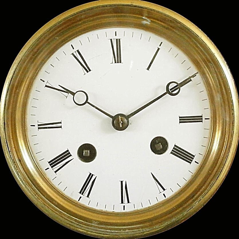 Antique 19th XL black forest wood carved hunting clock fox birds | eBay