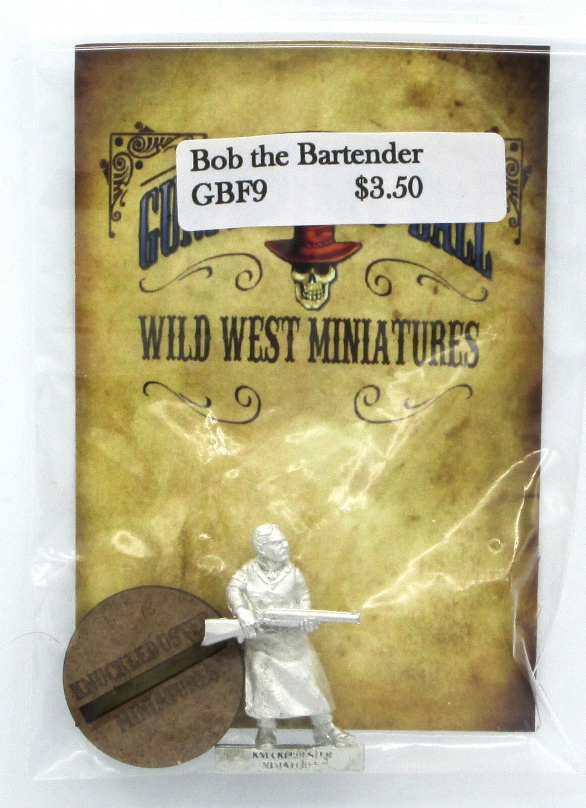 Knuckleduster GBF9 Bob the Bartender (Gunfighter's Ball) Old West ...