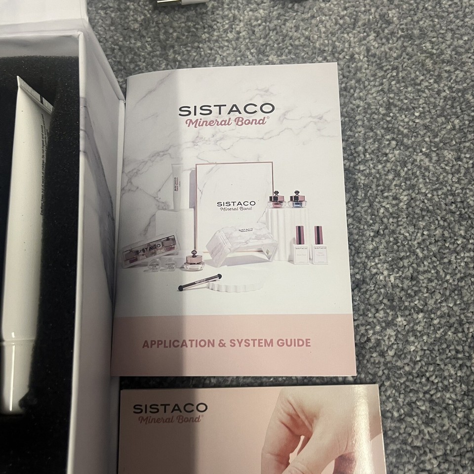 Sistaco Mineral Bond Nail Ultimate Set-3 Colors In Box No Brush | eBay