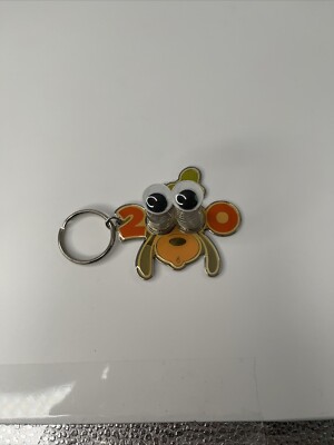 VINTAGE Walt Disney 2000 Keychain Goofy Millennium Spring bug Eyes ...