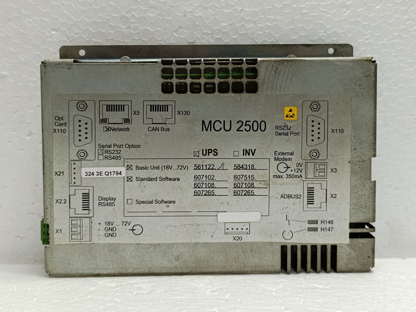 Benning MCU 2500 Monitoring Control Unit for Power System 324 3E Q1794 ...