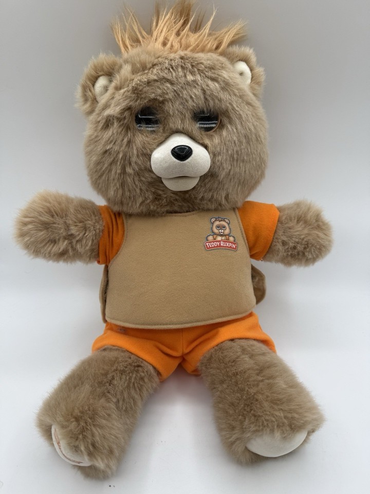 2017 Teddy Ruxpin Animated Talking Storytime Plush Bluetooth LED Eyes ...