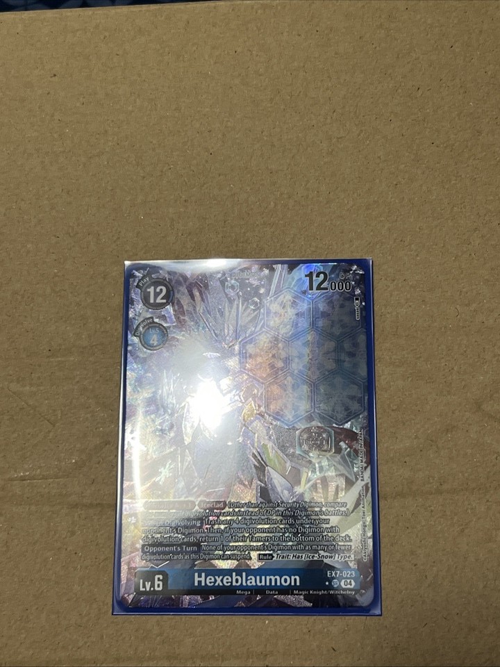 HEXEBLAUMON - NM+ALTERNATE ART EX7-023 NM DIGIMON TCG | eBay