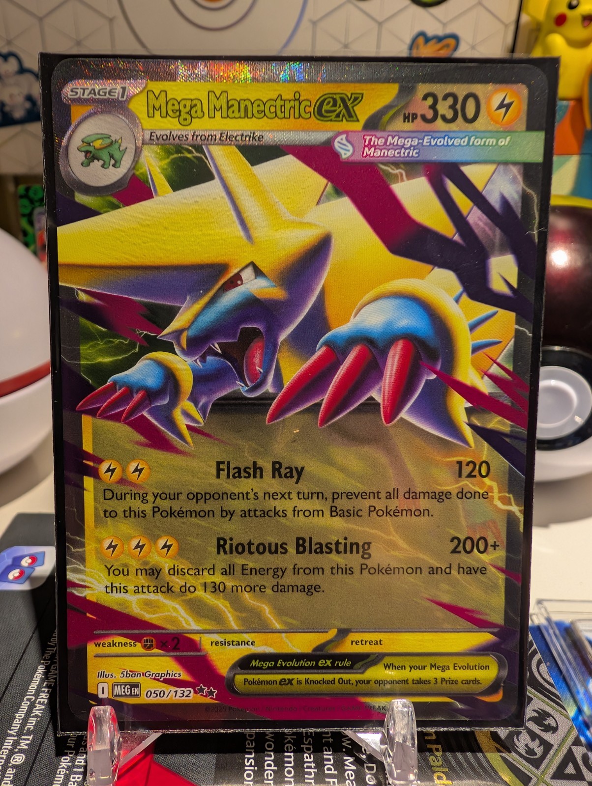 Mega Manectric ex 050/132 Pokemon TCG: Mega Evolution Near Mint (NM) | eBay
