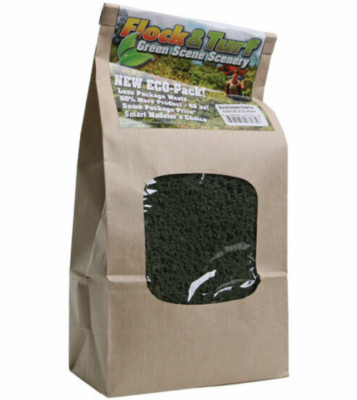 Scenic Express ~ Flock & Turf Ground Cover ~ 48oz ~ Coarse ~ Burnt ...