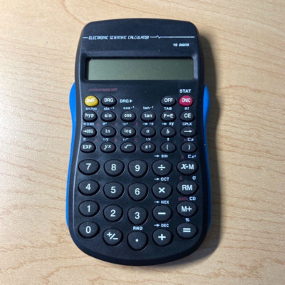 Calculator, Electronic Scientific Calculator, 10 Digits, 56 Functions ...