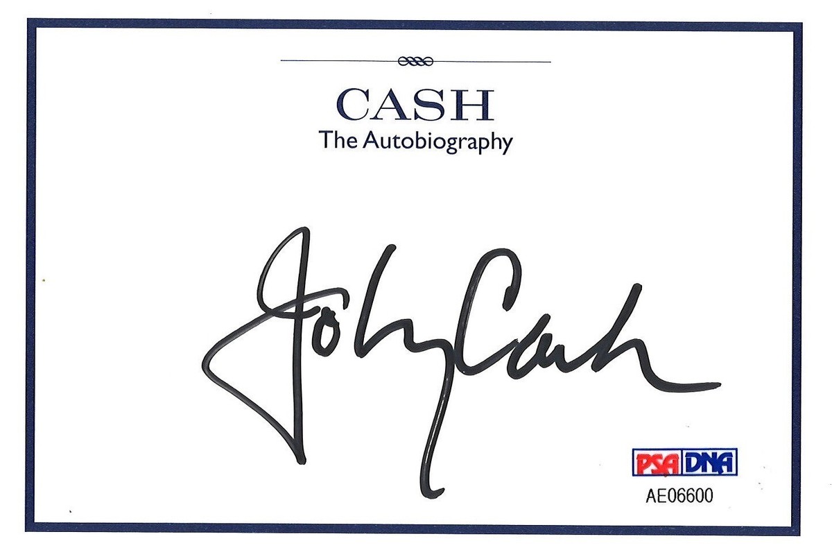 Autografo Di Johnny Cash ELVIS PRESLEY Autografo Jerry Lee Lewis