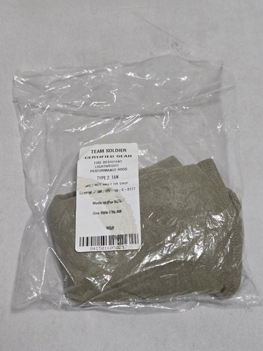 Fire-Resistant Lightweight Hood Type II Tan NSN:8415-01-605-0217 #G77g ...