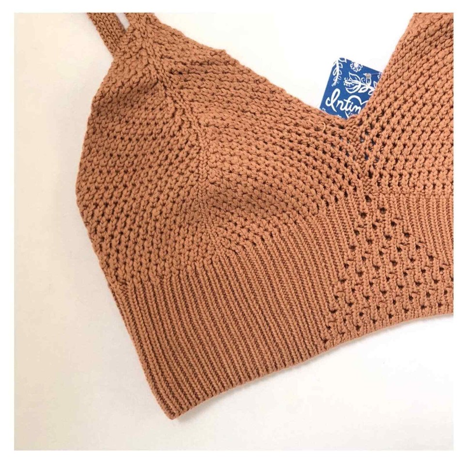 NWT Free People Intimately You Wanna Brami Crochet Bralette Bra Sugar ...