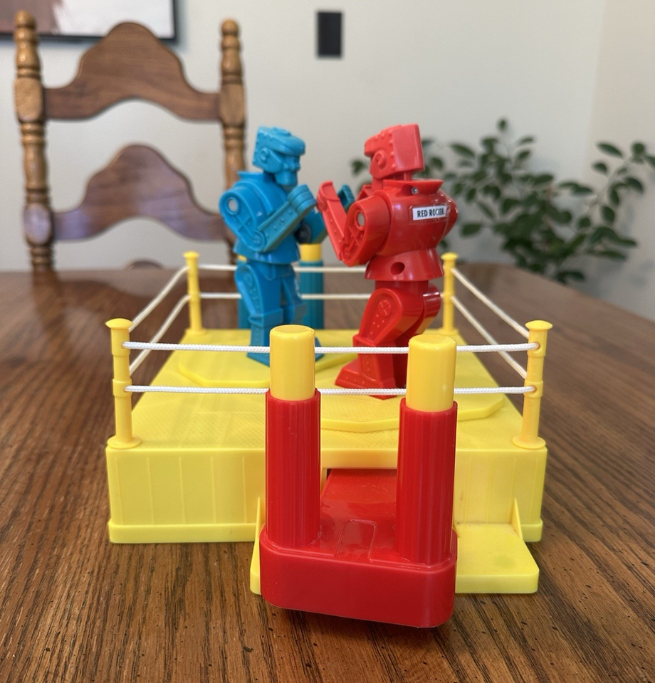 Rock Em Sock Em Robots Toy Boxing Game Mattel 2014 Kids Retro Board ...