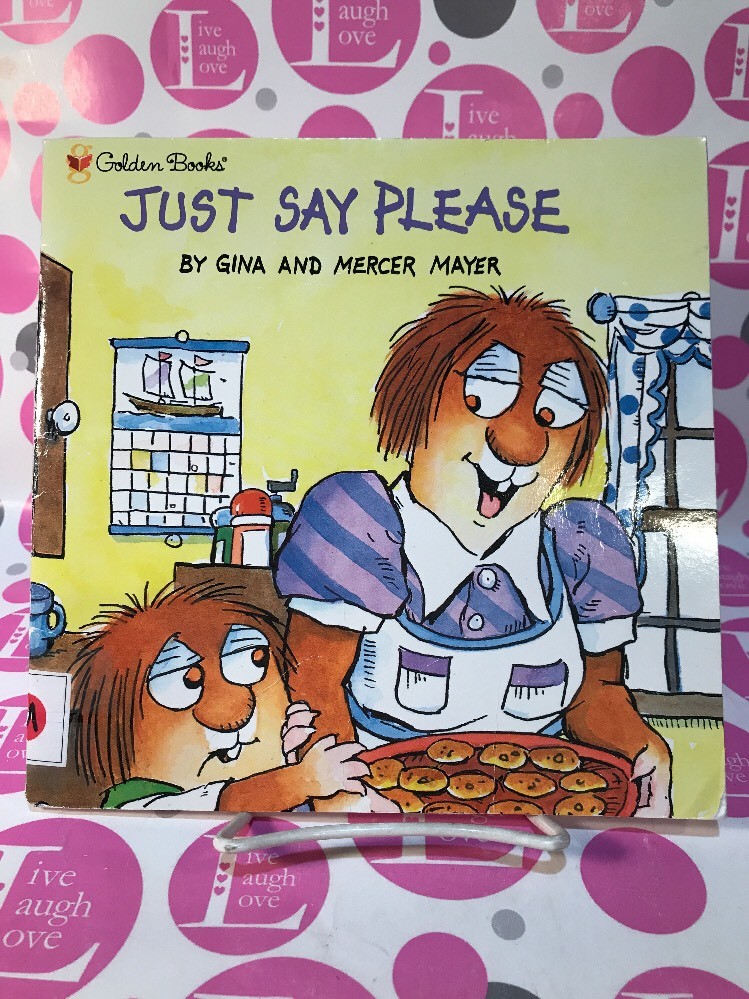 JUST SAY PLEASE(Little Golden Book)by Mercer Mayer,Gina Mayer~PAPERBACK ...