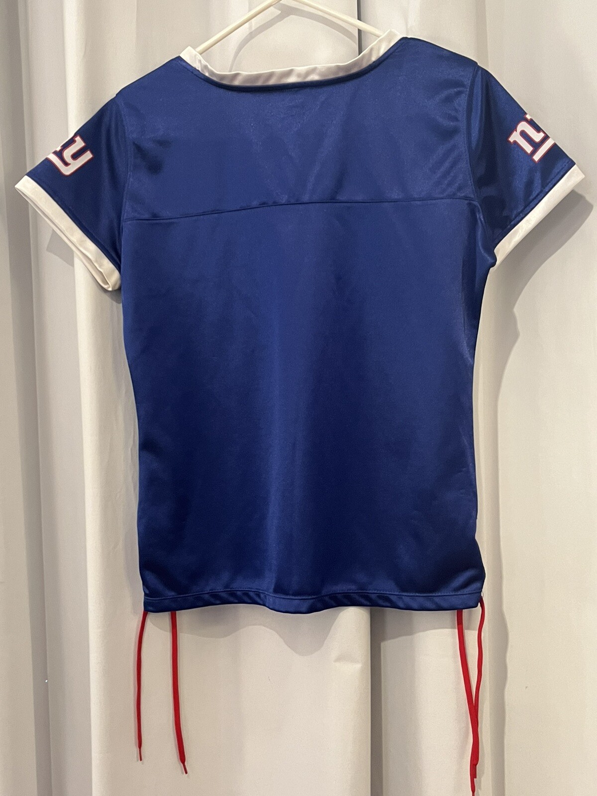 New York Giants Womens NFL Football Team Apparel V Neck Shirt Large ...