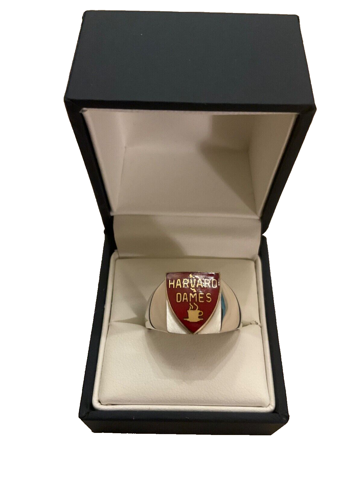 14K Gold Filled Harvard University Harvard Dames Sterling Silver Signet ...