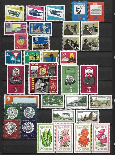 East-Germany/GDR/DDR: All stamps of 1966 MNH in a year set complete, | eBay