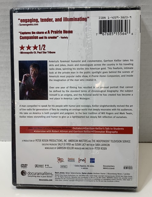 Garrison Keillor - The Man On The Radio With Red Shoes (DVD, 2009) for ...