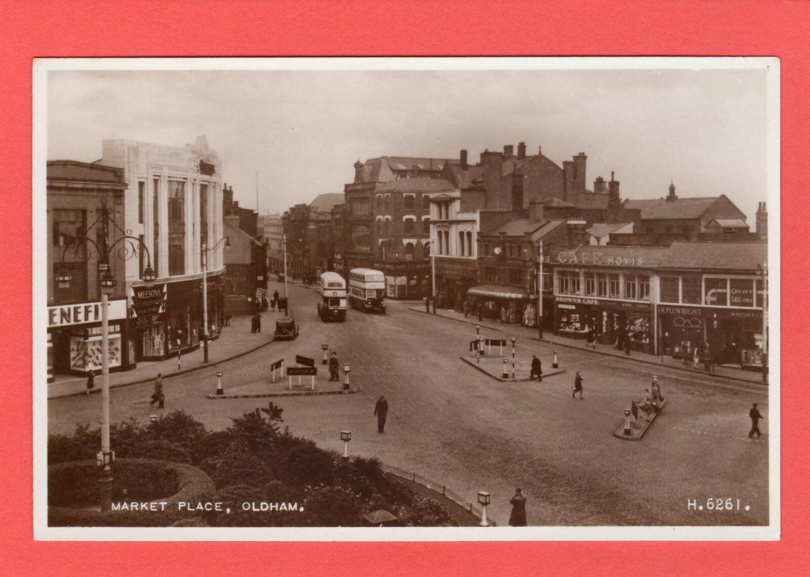 Market Place Oldham RP pc unused Valentines Ref P891 | eBay UK