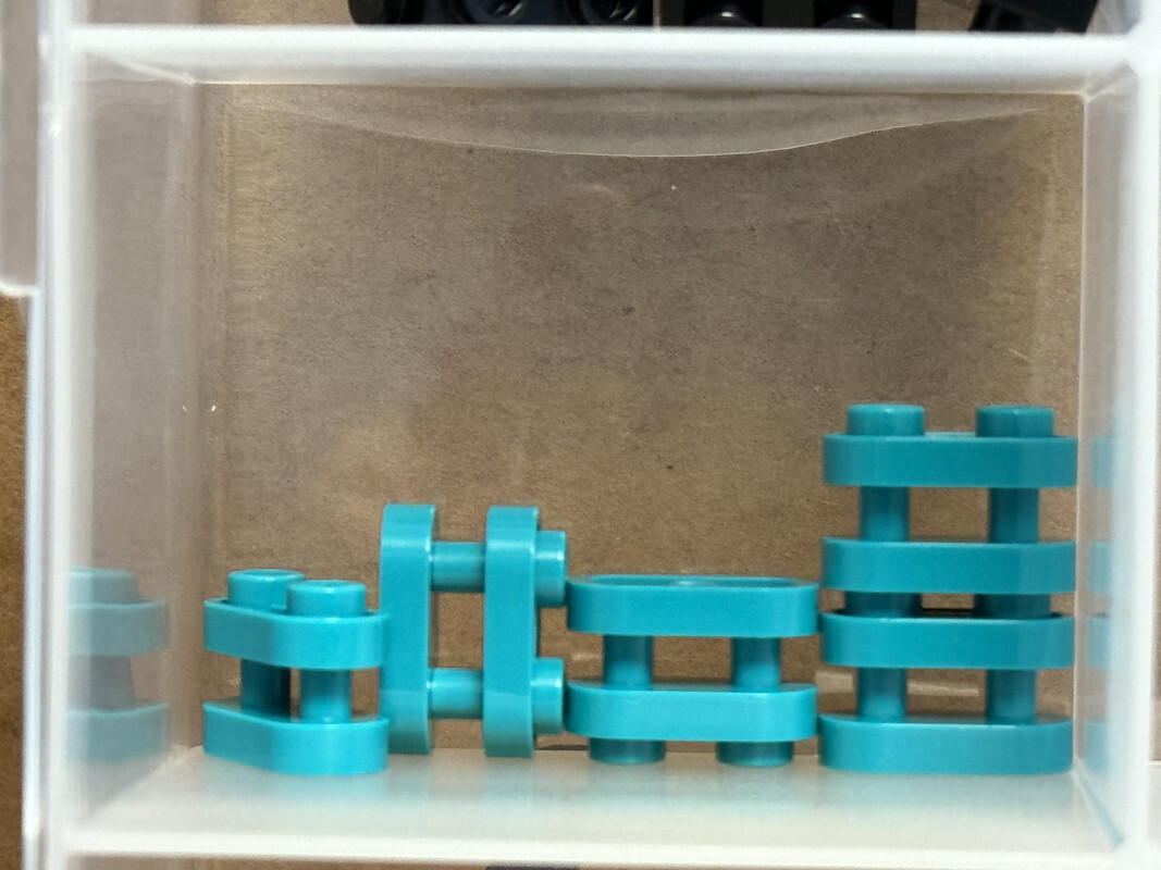 LEGO Parts - Dark Turquoise Brick, Round 1 x 2 w Open Center - No 77808 ...